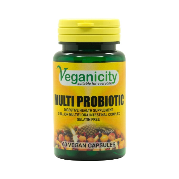 Veganicity Multi probiotic, vegan probiotika, 60 kapslí | Vegmart.cz